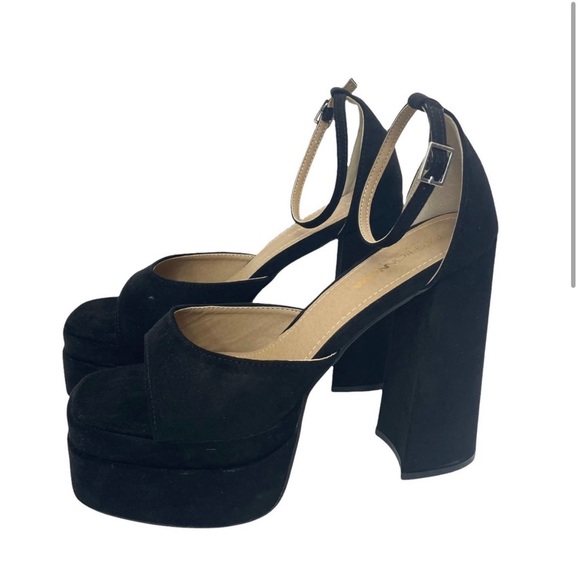 Fashion Nova | Shoes | New Fashion Nova Platform High Heel Sandals Sz ...